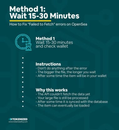 Solved: How to Fix OpenSea Failed to Fetch Errors — Tokenized