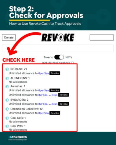 How to Use Revoke Cash to Protect Your NFTs — Tokenized