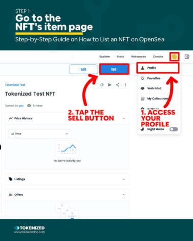 Solved: How to List NFT on OpenSea in 3 Easy Steps — Tokenized