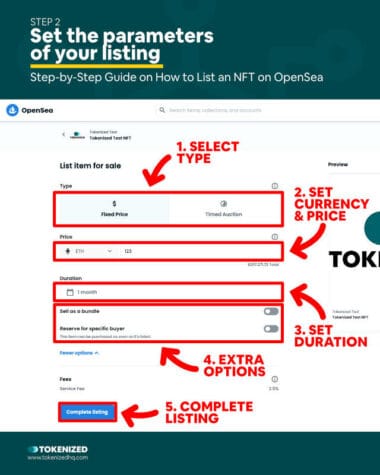 Solved: How to List NFT on OpenSea in 3 Easy Steps — Tokenized