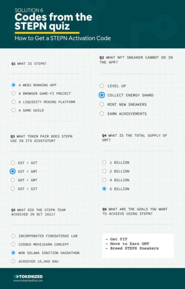 6 Ways How To Get STEPN Activation Codes Quickly — Tokenized