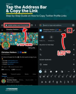 Solved: How to Copy Twitter Profile Links the Right Way — Tokenized