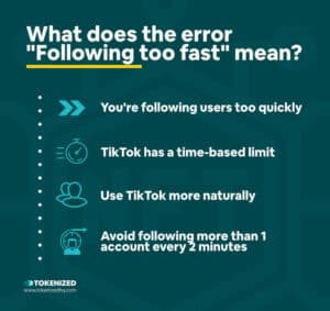 TikTok Following Too Fast? Here's the Fix! — Tokenized