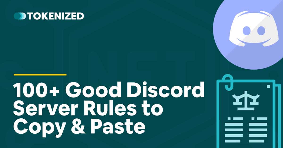 100+ Good Discord Server Rules to Copy and Paste — Tokenized