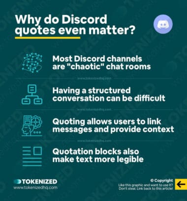 Solved: How Discord Quotes Work in 2023 — Tokenized