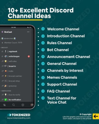 10+ Must-Have Discord Channel Ideas for Your Community — Tokenized