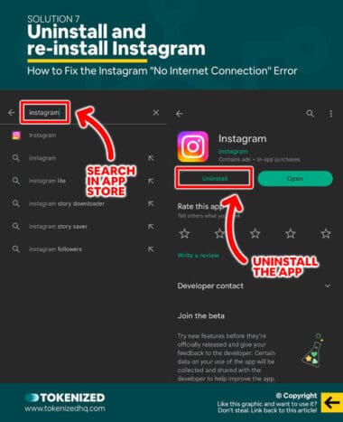 Solved: How to Fix Instagram No Internet Connection Errors — Tokenized