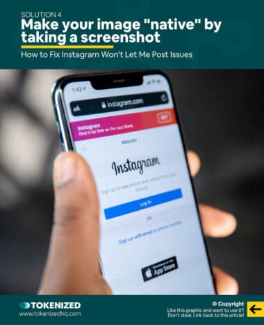 [SOLVED] Instagram Won't Let Me Post! How Do I Fix It? — Tokenized