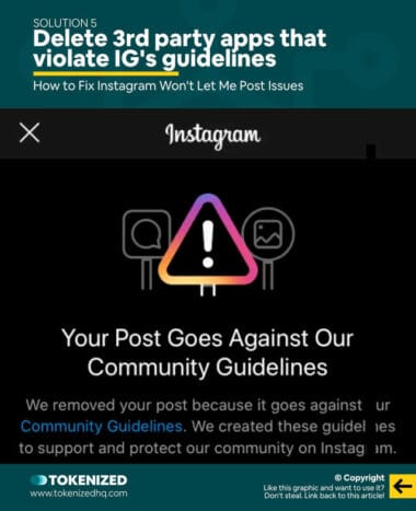 [SOLVED] Instagram Won't Let Me Post! How Do I Fix It? — Tokenized