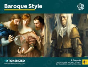 DALL-E Styles Reference with Prompts & Examples — Tokenized