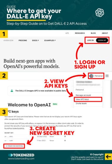 How to Get DALL-E API Access — Tokenized How to Get DALL-E API Access — Tokenized