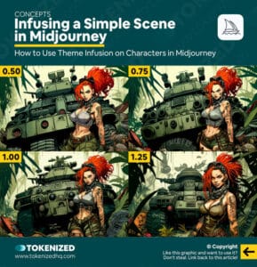 How to Use Theme Infusion on Characters in Midjourney — Tokenized