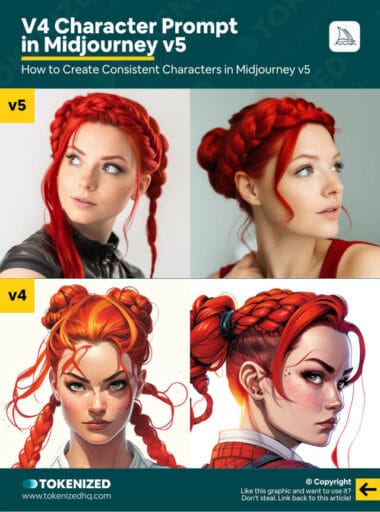 Creating Consistent Characters in Midjourney v5 — Tokenized